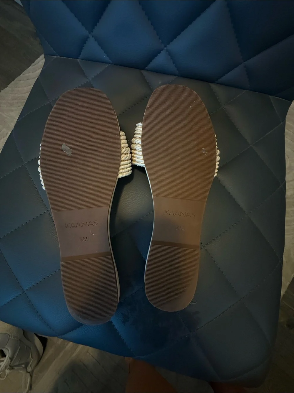 Kaanas | Shoes | Kaanas Natural Braided Slide Sandals In Beige | Poshmark